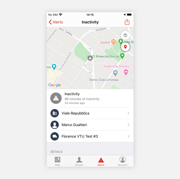 Alerts screen – Reveal help center