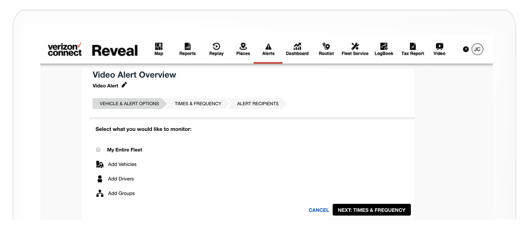 Set up video alerts – Reveal help center