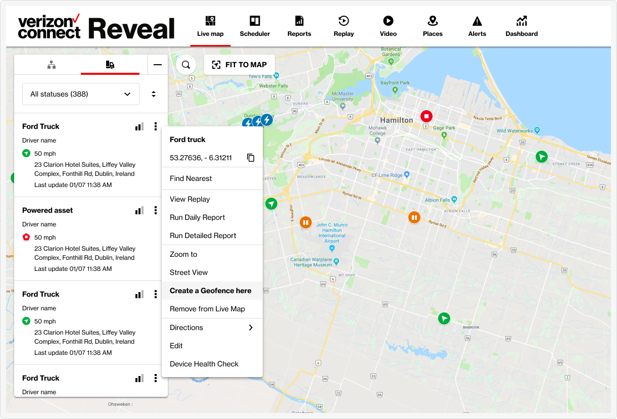 Create a geofence – Reveal Help