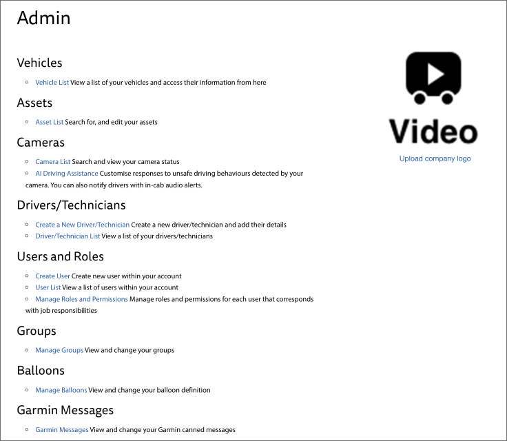 Admin overview – Reveal Help