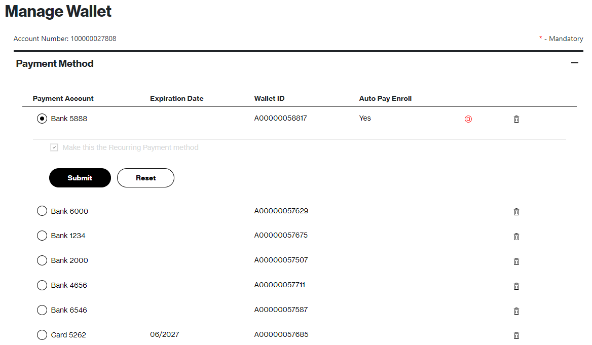 Manage your payment methods – Reveal help center