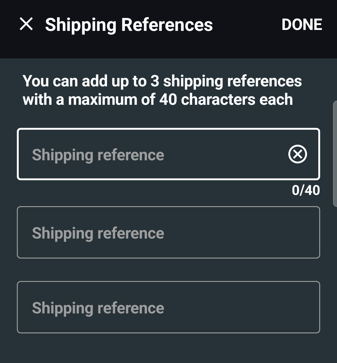 Change driver, vehicle, shipping reference, and trailer details ...