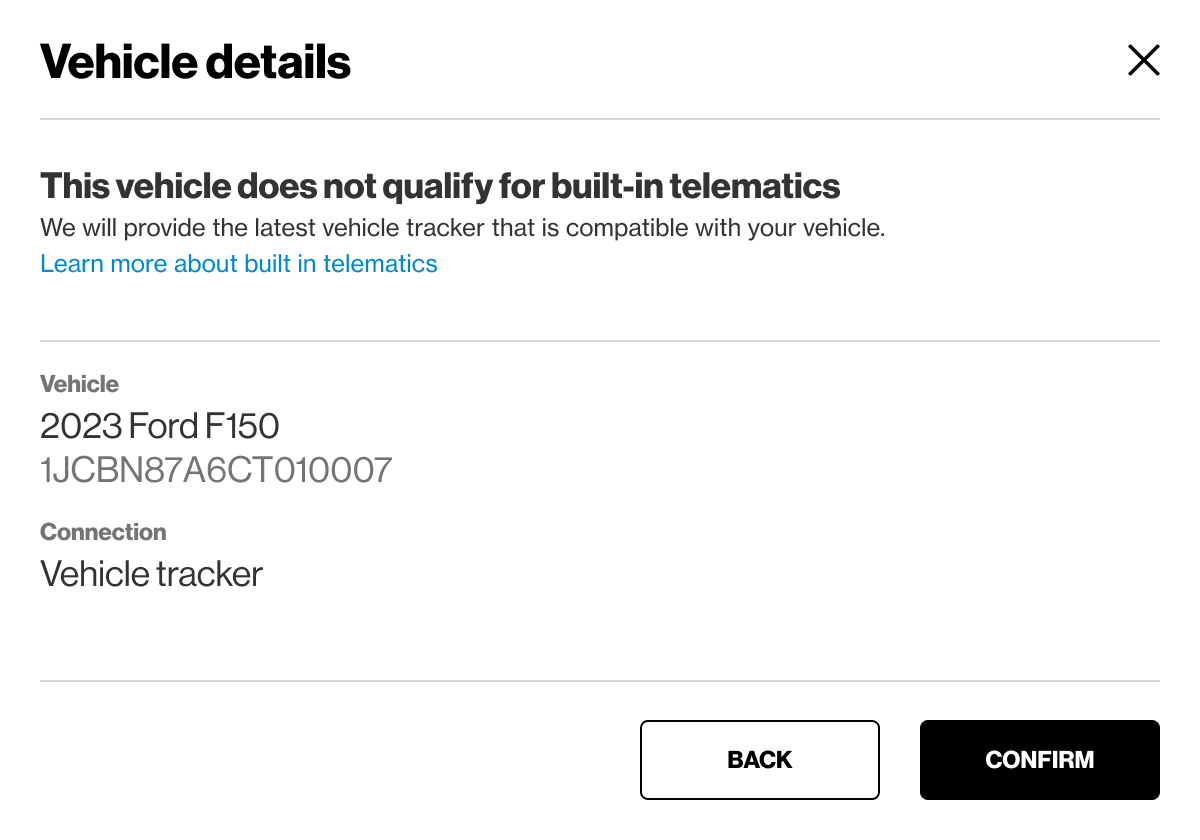 Add vehicles to Reveal using the "Get started" page – Reveal help centre