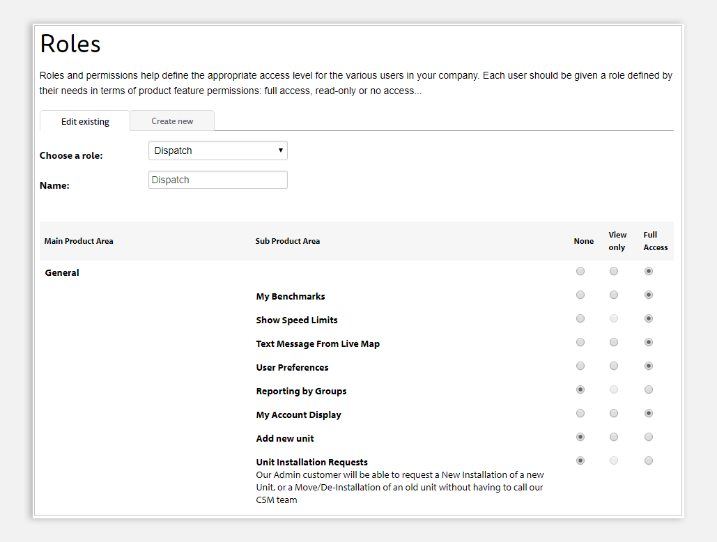 Manage roles and permissions – Reveal Help