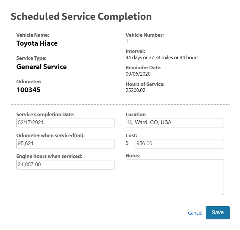 Complete a service – Reveal Help