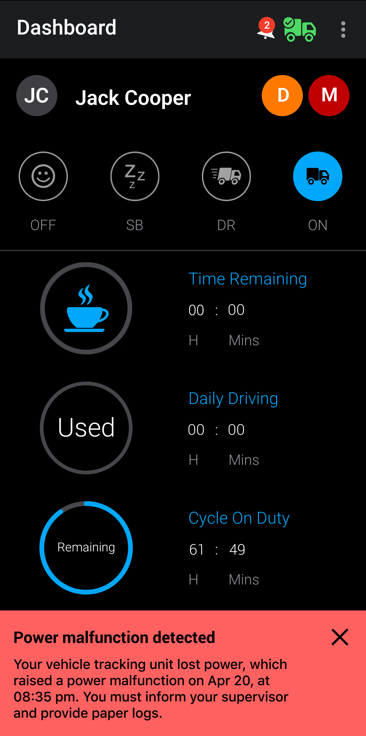 Troubleshoot ELD diagnostic events and malfunctions – Reveal Help