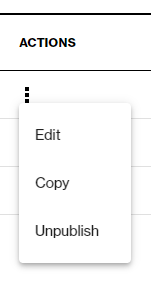 Publish or unpublish an inspection form – Reveal Help